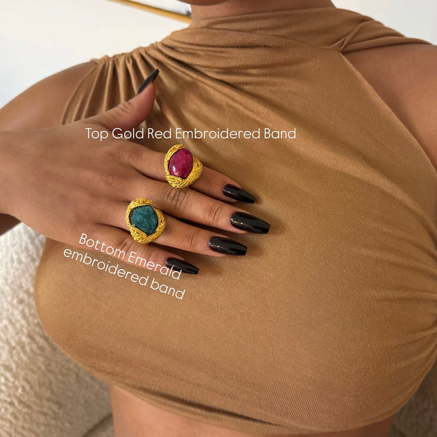 Gold Embroidered Bands – BP
