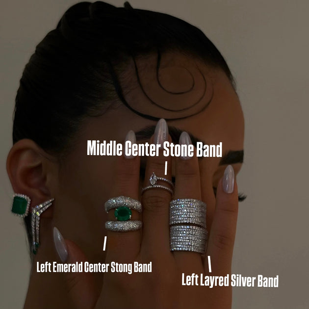 Left Emerald Center Stone Band – BP