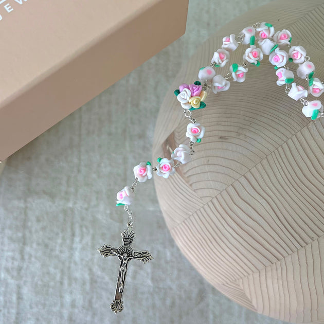 White Roses Rosary – BP