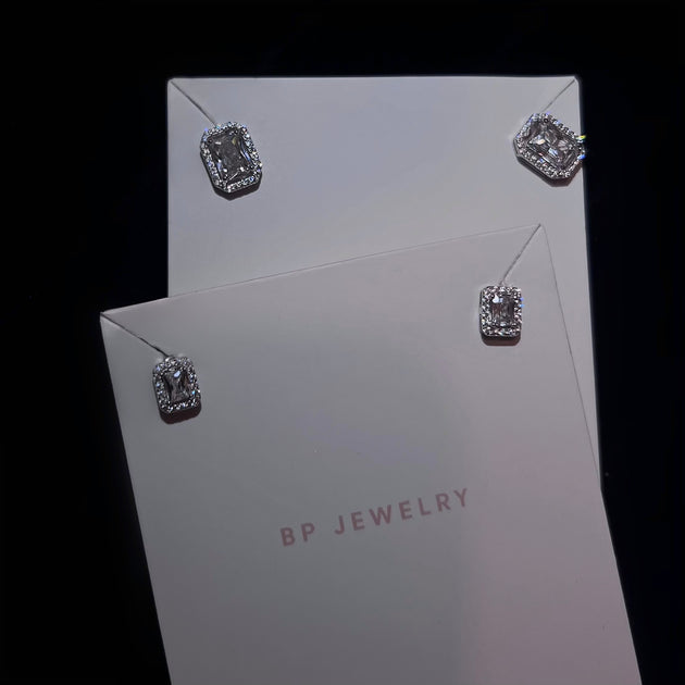 The 2 Set Square Cut Studs – BP