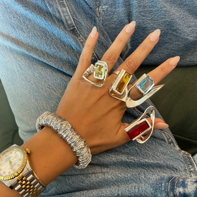 The Custom Miami Gem Ring – BERNA PECI JEWELRY