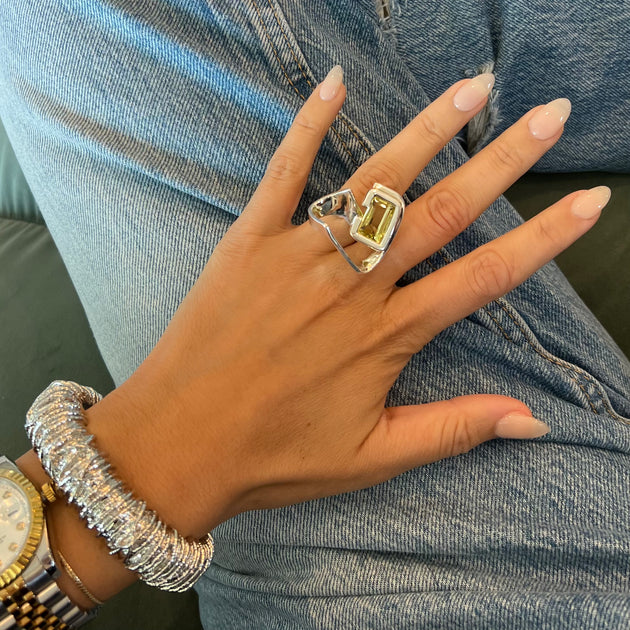 The Custom Miami Gem Ring – BERNA PECI JEWELRY